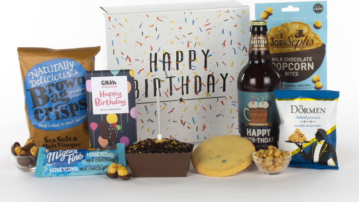 Blue Birthday Box | 123 Hampers